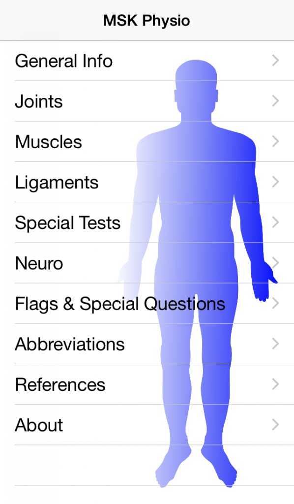 MSK Physio App – Johnson Physio